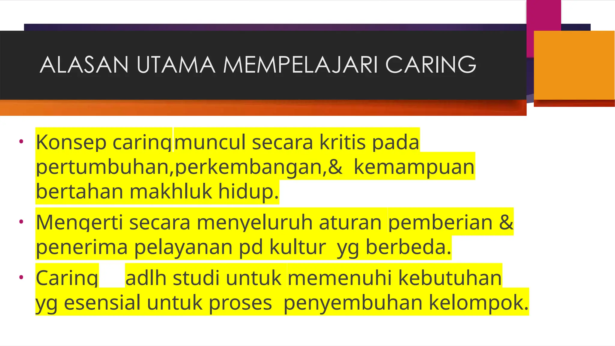 TM 3 Aplikasi caring dalam kehidupan sehari – hari dan praktik ...
