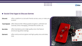 Top 12 Gaming Chat Apps For 2021 | PDF