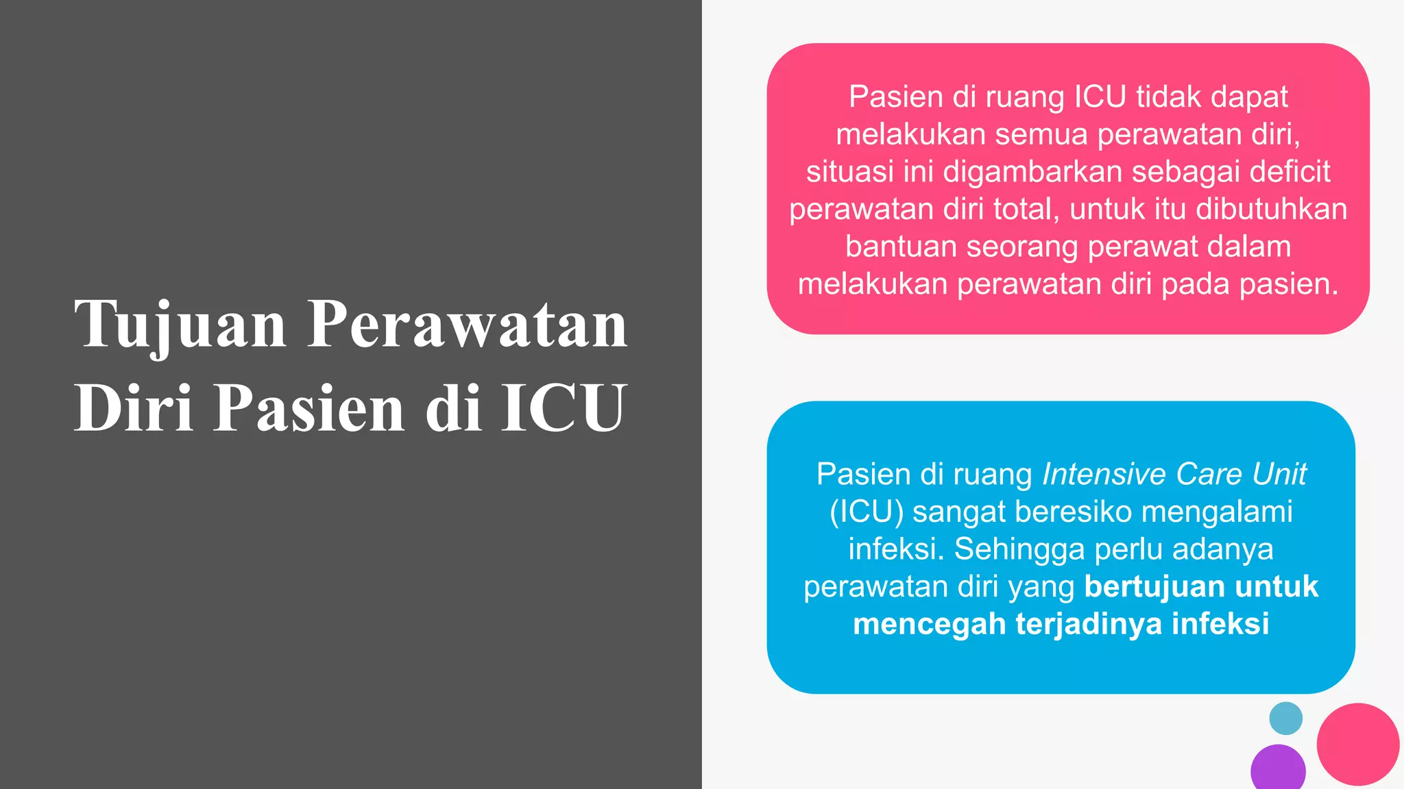 Kebutuhan Dasar Pasien di ICU (Nutrisi, Tidur, Perawatan Diri).pptx