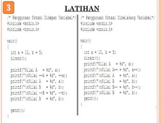 Algoritma Pemrograman - Operator | PPT