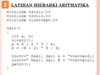Algoritma Pemrograman - Operator | PPT