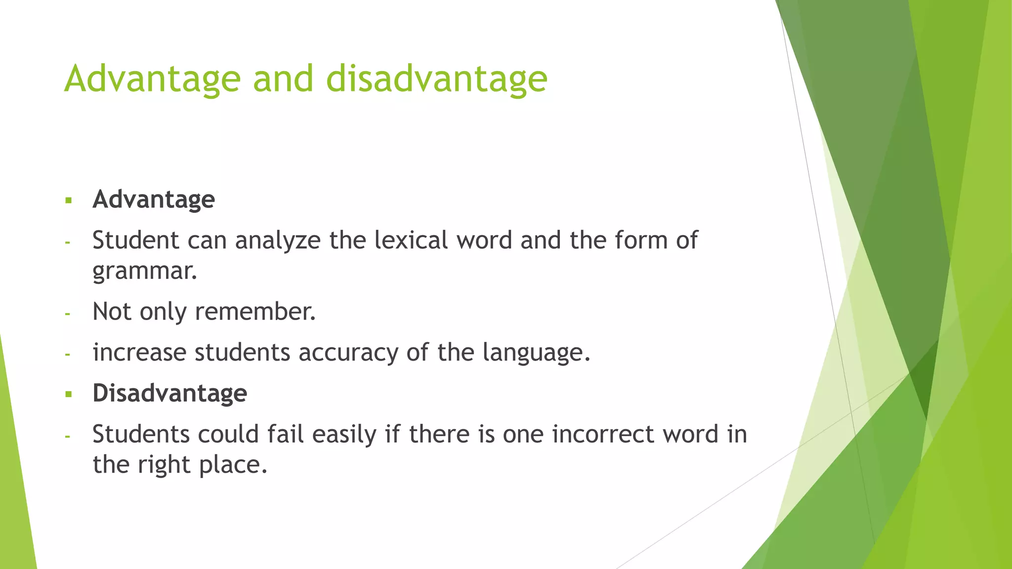 Sentence reordering | PPTX