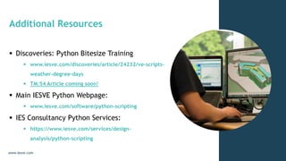 Niall Gibson - TM54 Analysis Webinar | PDF