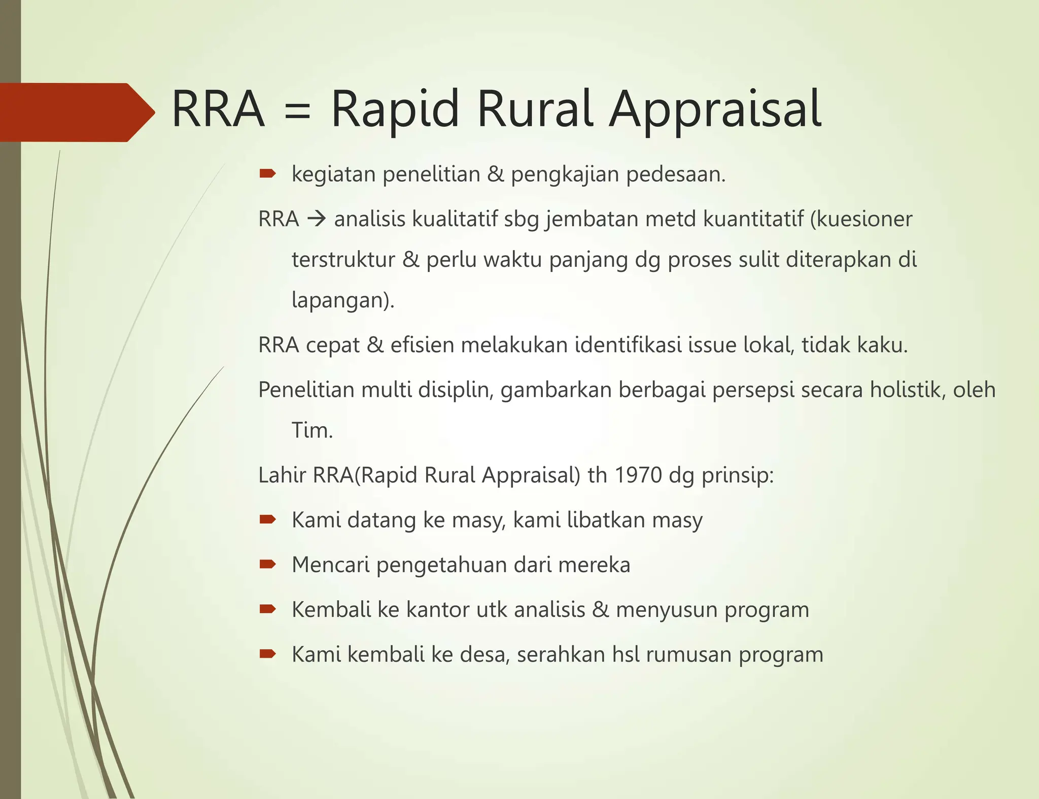 Teknik Pemberdayaan / PRA PRA PLA CSS MMD | PPT