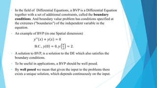 Numerical Analysis and Its application to Boundary Value Problems | PPTX