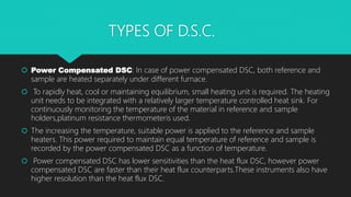Thermal method of analysis(D.S.C) | PPTX