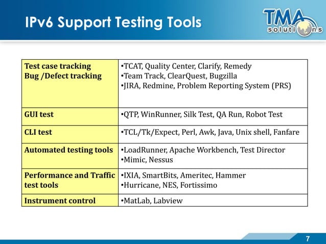 IPv6 Development and Testing Services | PPT