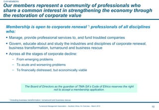 TMA SA Overview | PPS