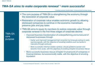 TMA SA Overview | PPS