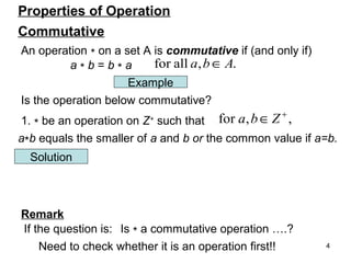 Tma2033 chap2.1(binary op)handout | PPT