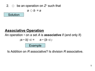 Tma2033 chap2.1(binary op)handout | PPT