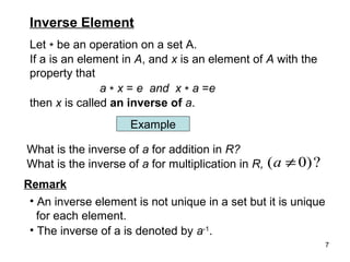 Tma2033 chap2.1(binary op)handout | PPT
