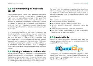 Fundamentals of sound module (basic level) | PDF