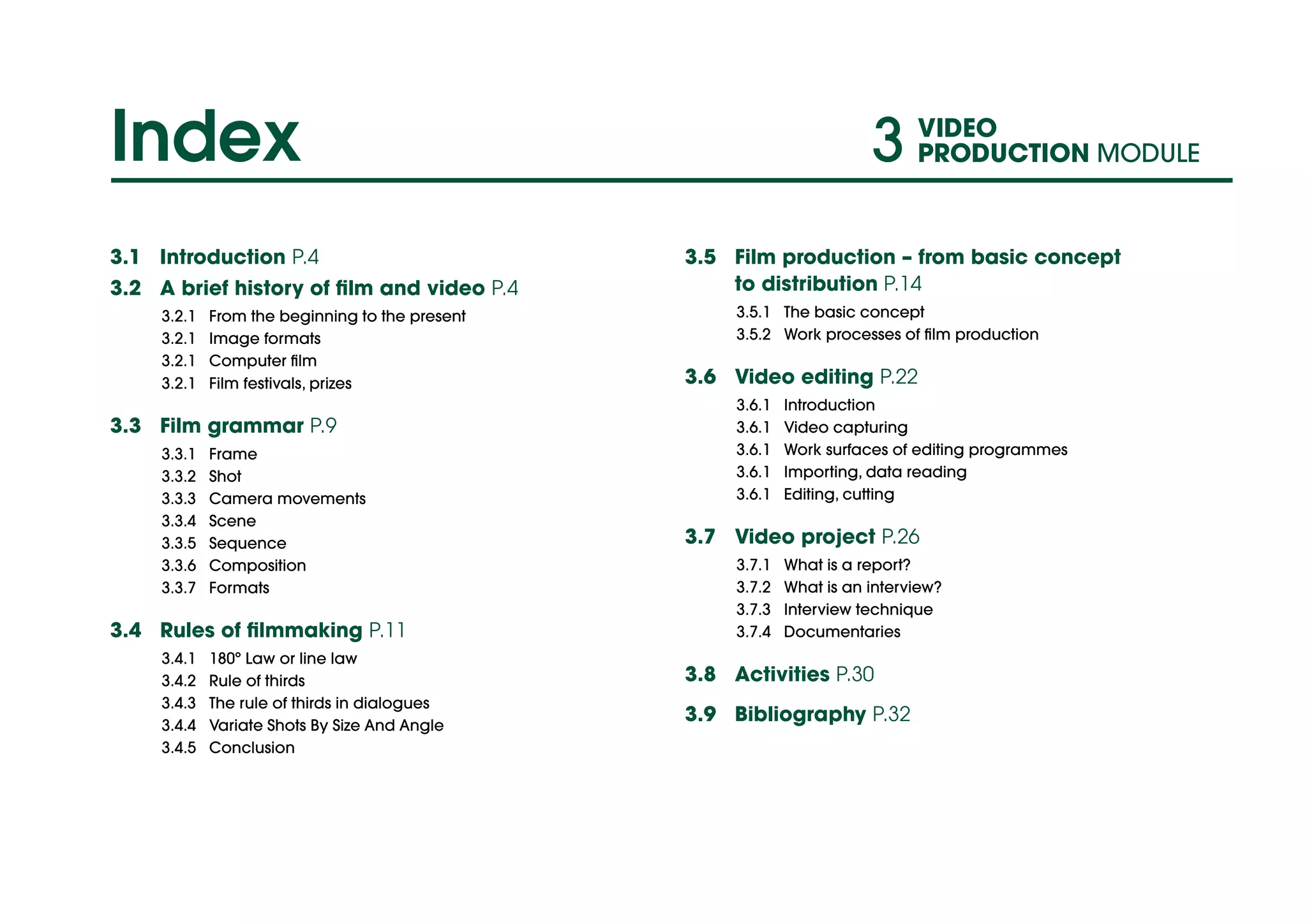 Video production module (basic level) | PDF