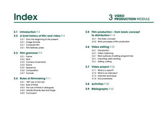 Video production module (basic level) | PDF