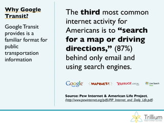 TNT/TMA board Google Transit presentation | PPT