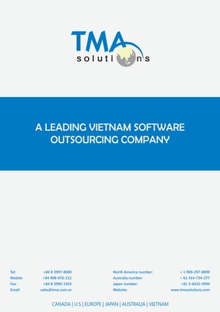 TMA Brochure 2014 - EN | PDF | IT and Internet Support | Internet