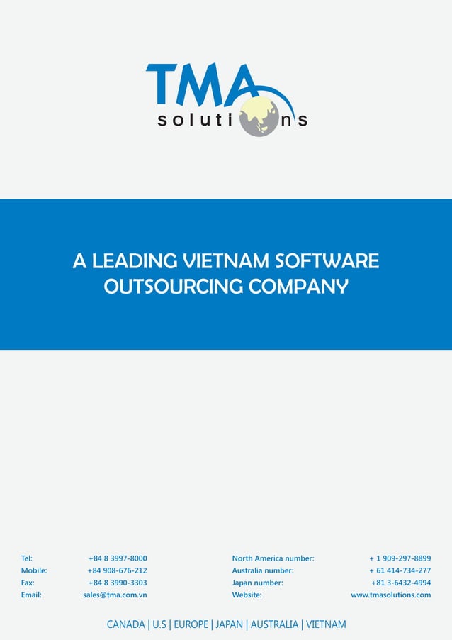 TMA Brochure 2014 - EN | PDF | IT and Internet Support | Internet