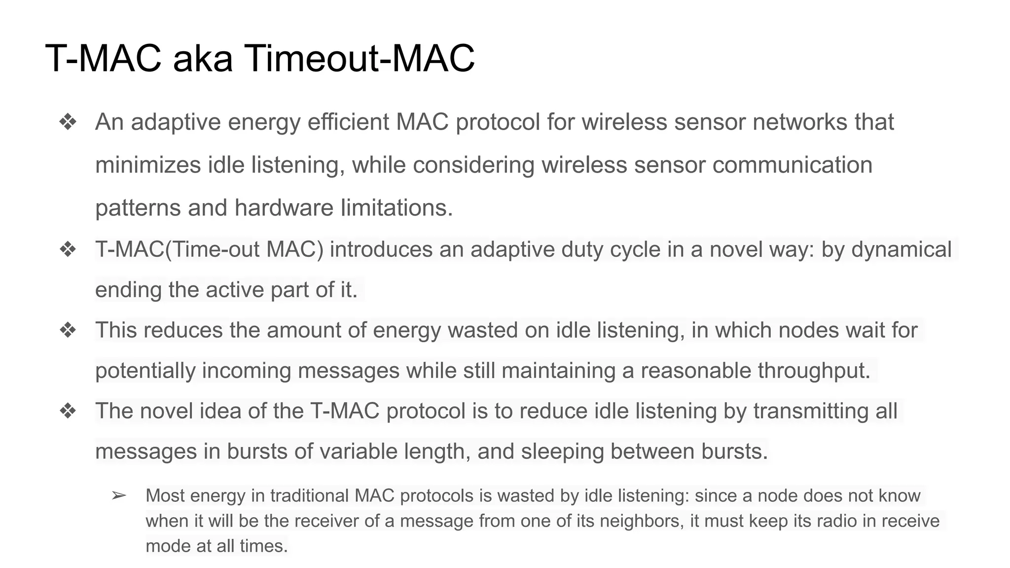 T mac protocol | PPTX