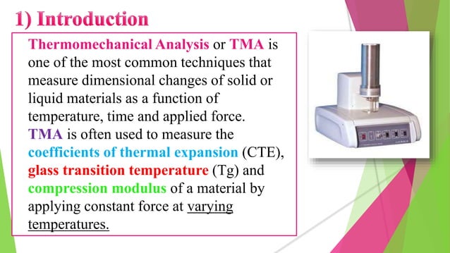 Thermomechanical analysis presentation | PPT
