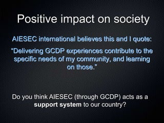 Tm & GCDP | PPTX | Business and Finance