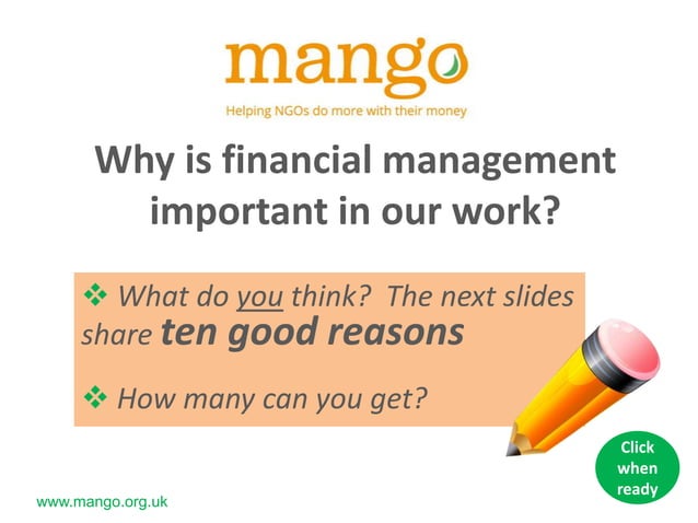 Mango Training for NGOs - key financial concepts and jargon | PPTX ...