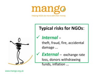 Mango Training for NGOs - key financial concepts and jargon | PPTX