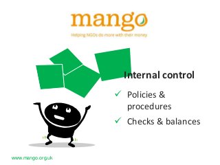 Mango Training for NGOs - key financial concepts and jargon | PPTX