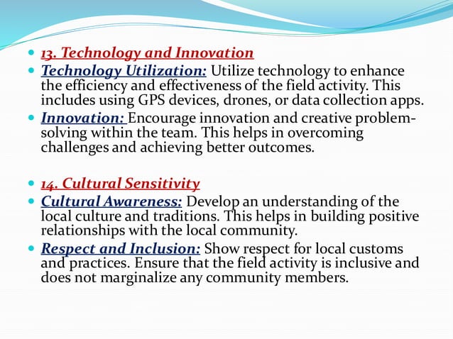 TMAP- Planning for field activities Koushalya B C | PPT