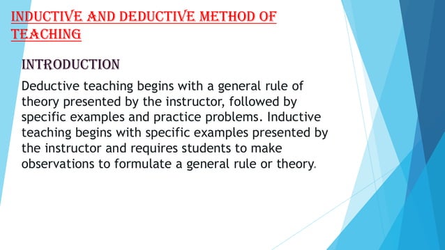 TMAP 2024 Bhoomika M D.pdf Inductive and Deductive methods of teaching | PPT