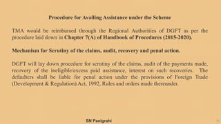 Transport and Marketing Assistance (TMA) : An Incentive Scheme for ...