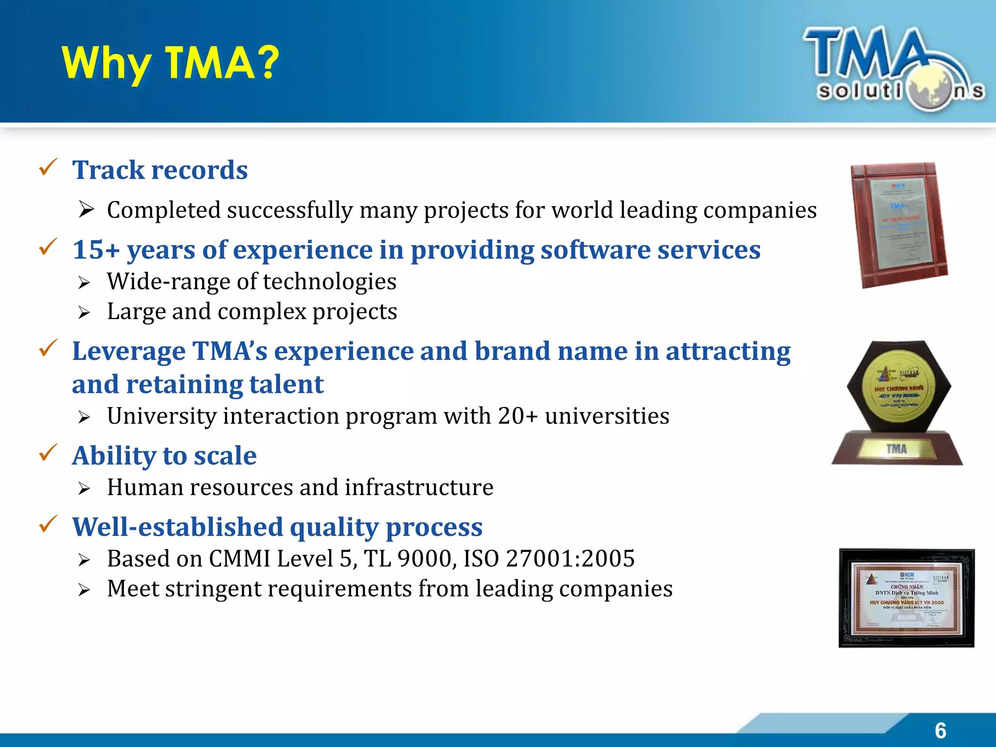 TMA Profile and Overall | PDF
