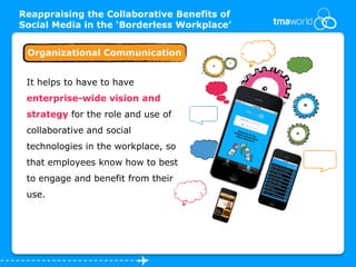 TMA World Mindline Reappraising the Collaborative Benefits of Social ...