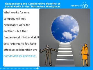 TMA World Mindline Reappraising the Collaborative Benefits of Social ...
