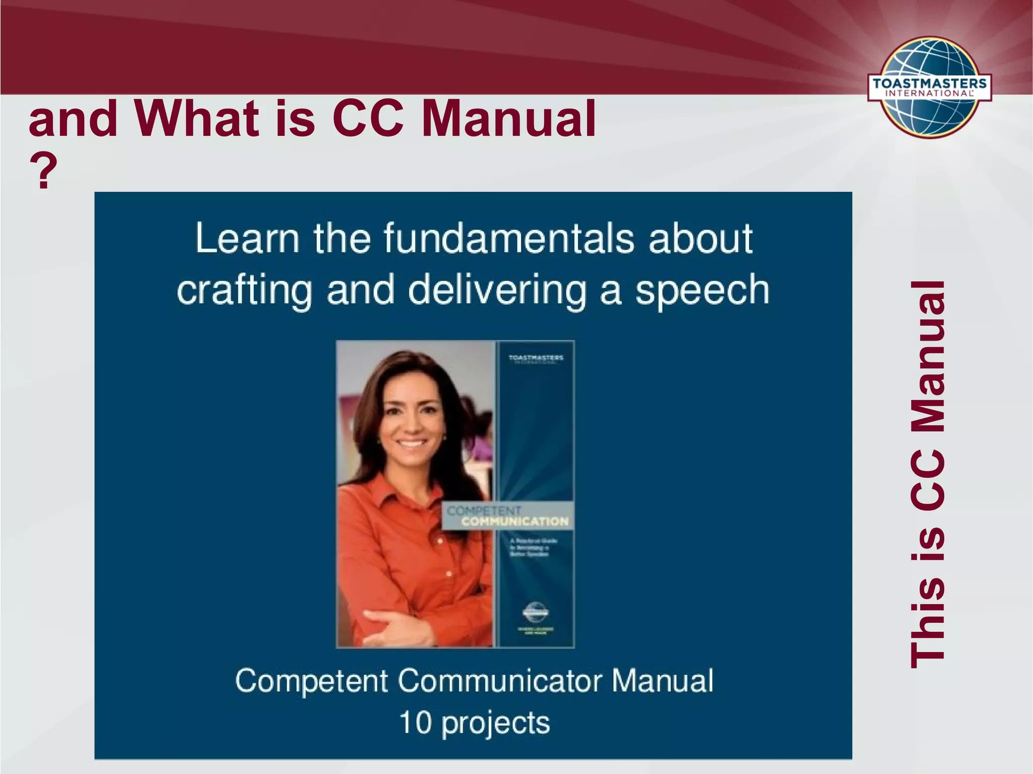 What is Ice Breaker Speech in Toastmasters | PPT