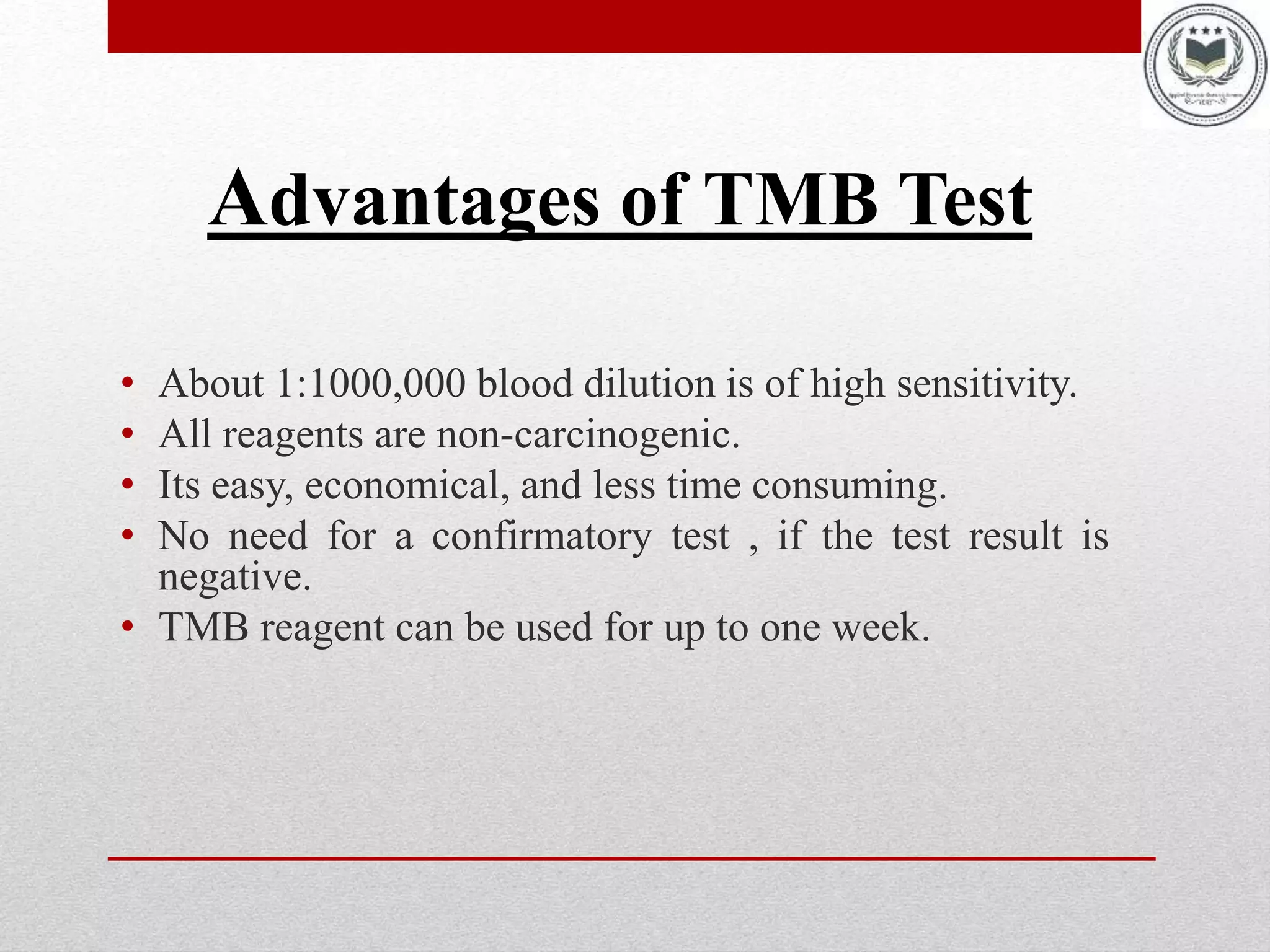 TMB test | PPTX