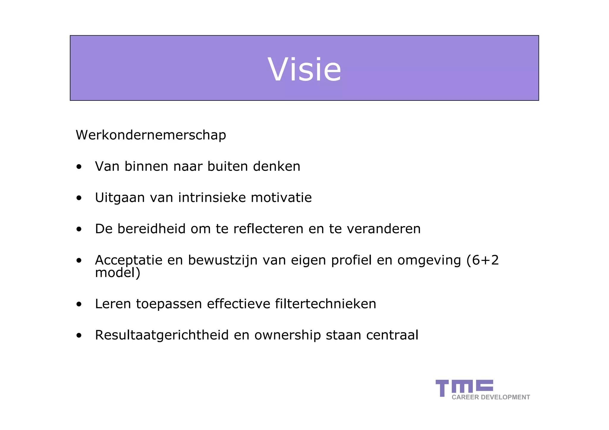 Tmc Career Development V10 K | PPT