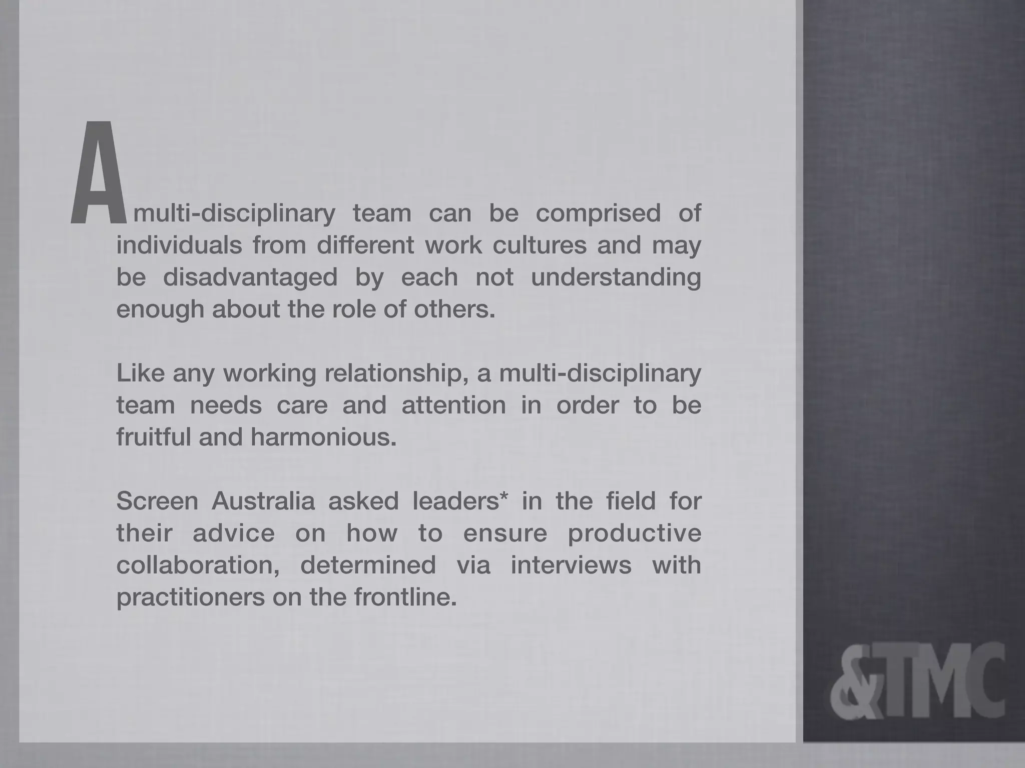 TMC Collaboration | PDF