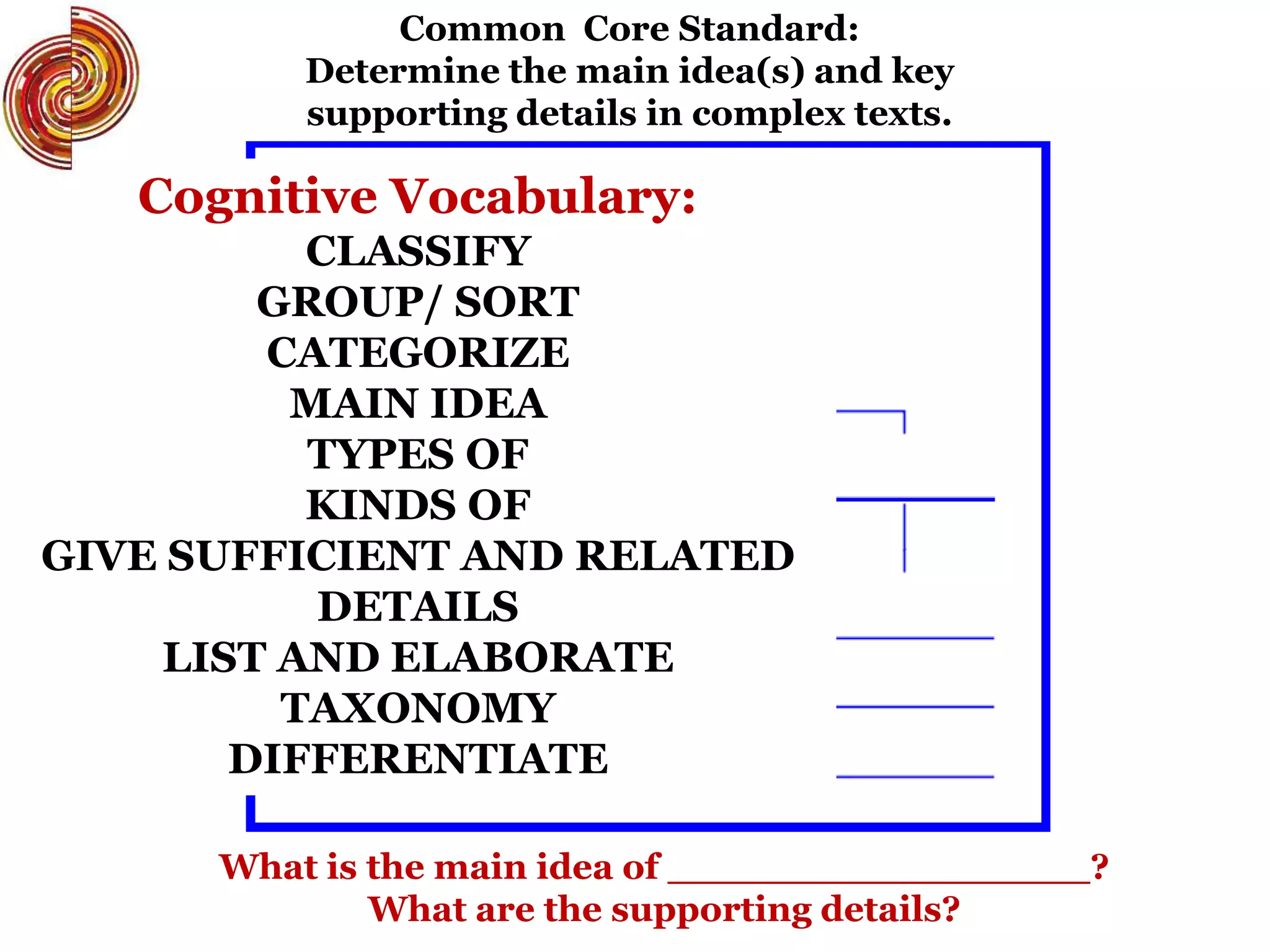 Tm ccss alignment ppt | PPTX