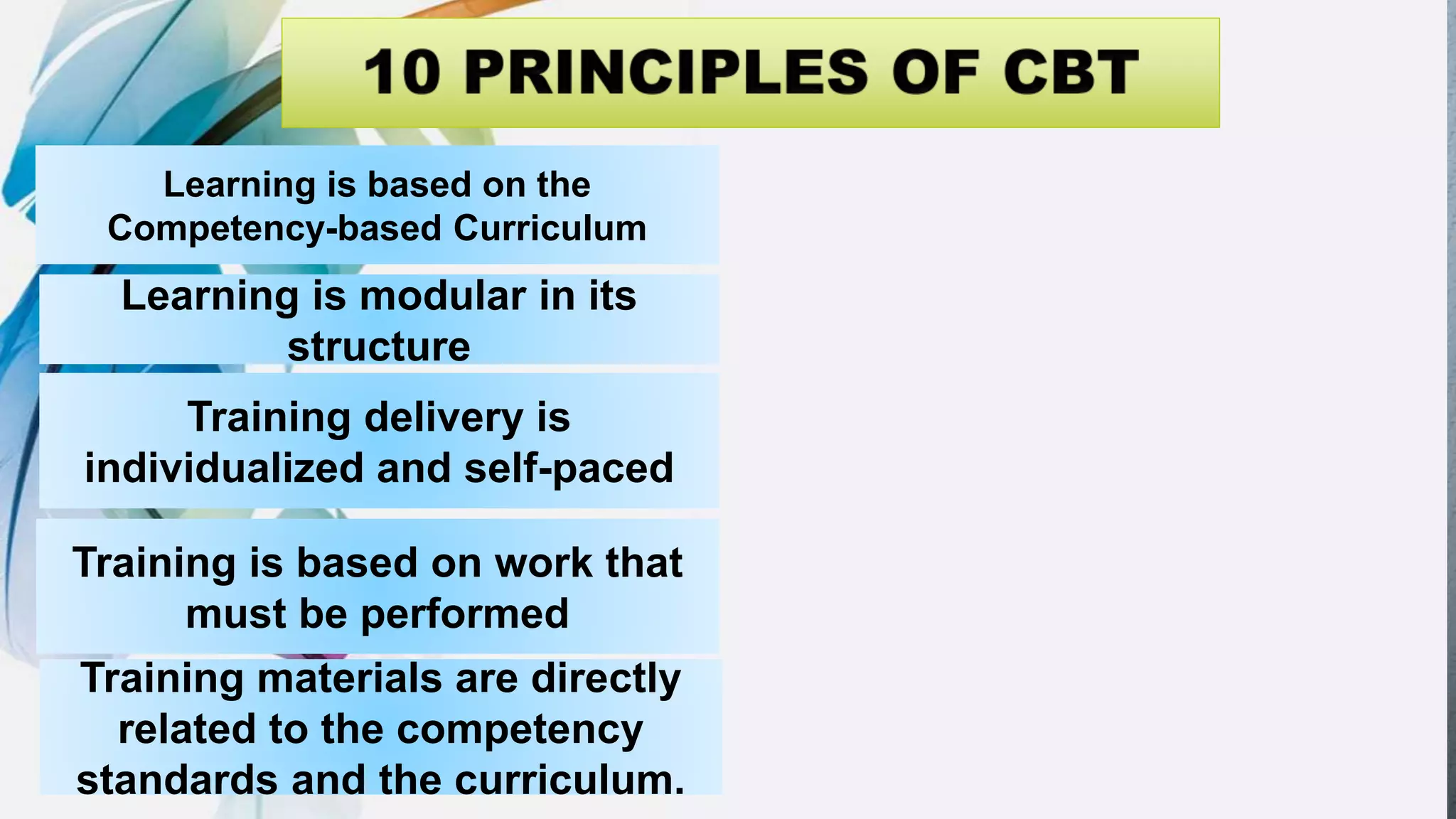 orientation in compentency based training CBT | PPTX