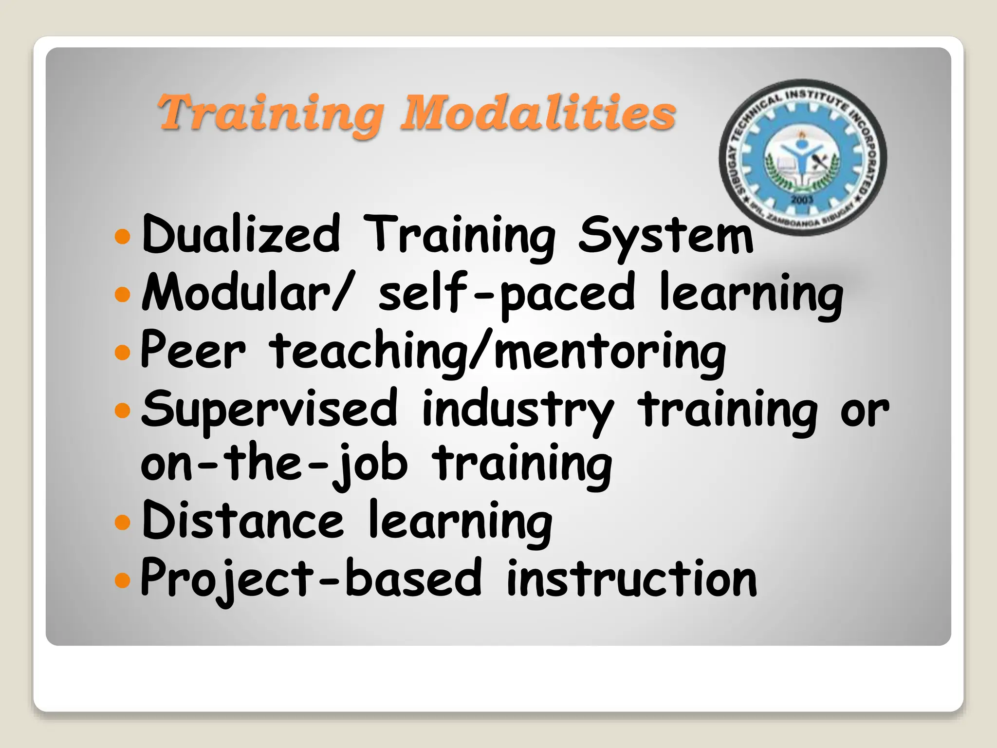 TRAINER METHODOLOGY COURSEPOWER POINT ().ppt