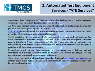 TMCS & Its Solutions- EOL Testing, DAQ System, ATE Testing.pptx