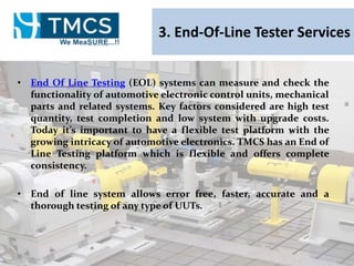 TMCS & Its Solutions- EOL Testing, DAQ System, ATE Testing.pptx