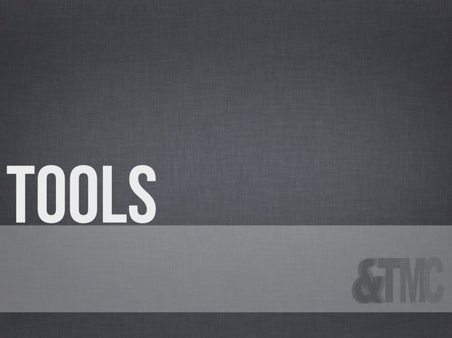 Tmc tools final | PPT
