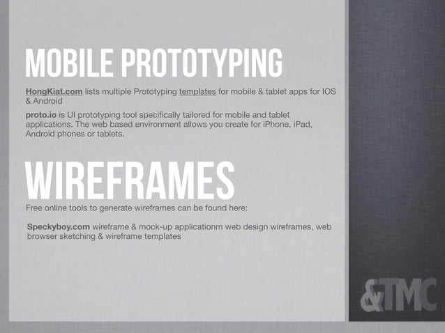 Tmc tools final | PPT