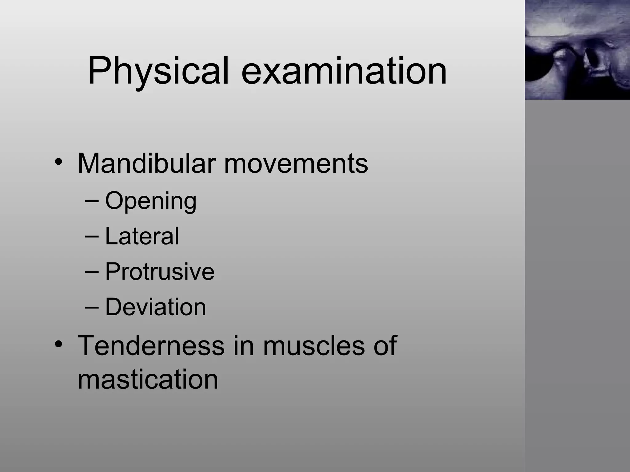 Temporomandibular Disorders | PPT