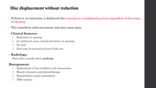 Temporal mandibular disorders summary for dental students | PDF