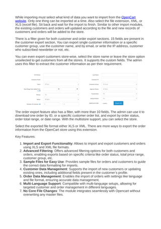 Top 8 OpenCart Bulk Import Export Modules | PDF | Business | Business ...