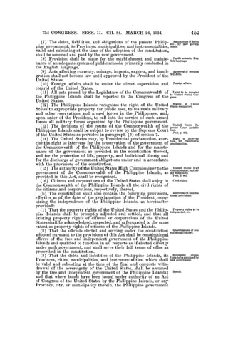 THE TYDINGS-MCDUFFIE ACT OF 1934 | PDF