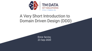 Domain Drive Design: A Very Short Introduction for Business People | PPT